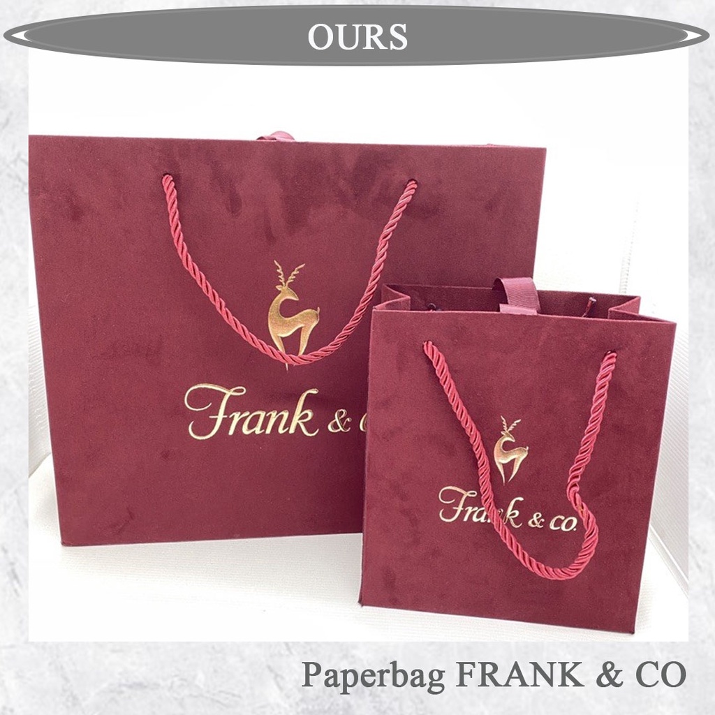 Jual PAPERBAG FRANK N CO BAHAN BLUDRU TERBARU | Shopee Indonesia