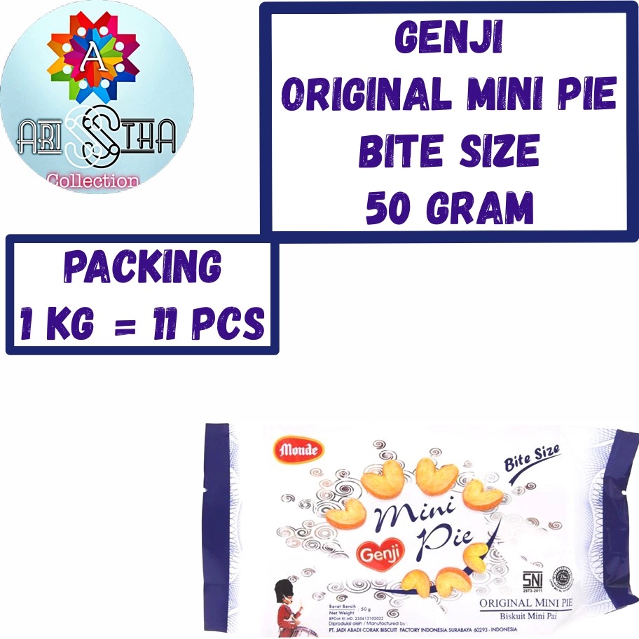 Jual Monde Genji Original Mini Pie 50 Gram Bite Size | Shopee Indonesia