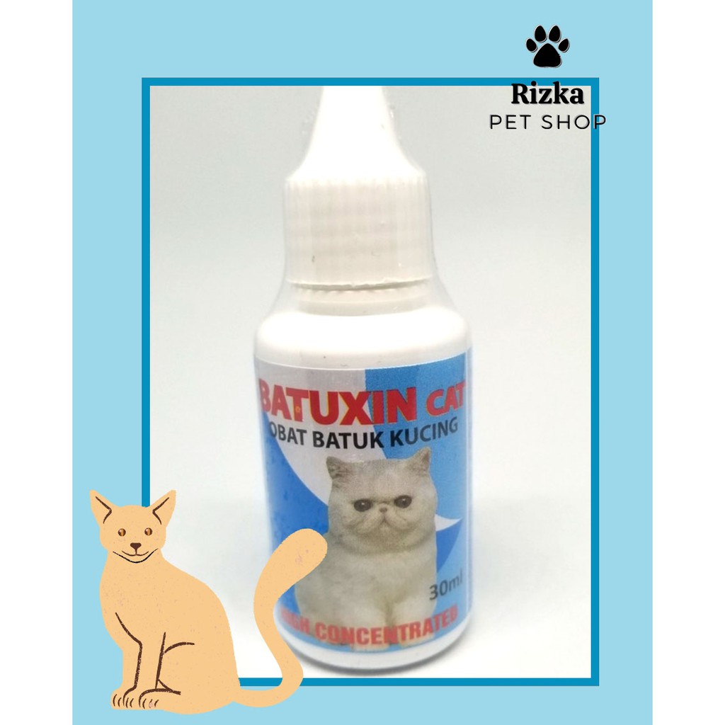 Jual BATUXIN cat - Obat batuk pilek sesak nafas batuk alergi kucing 30 ...