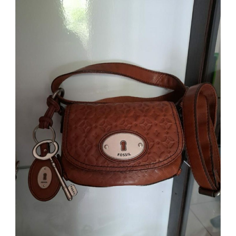 Jual fossil maddox emboss mini preloved | Shopee Indonesia