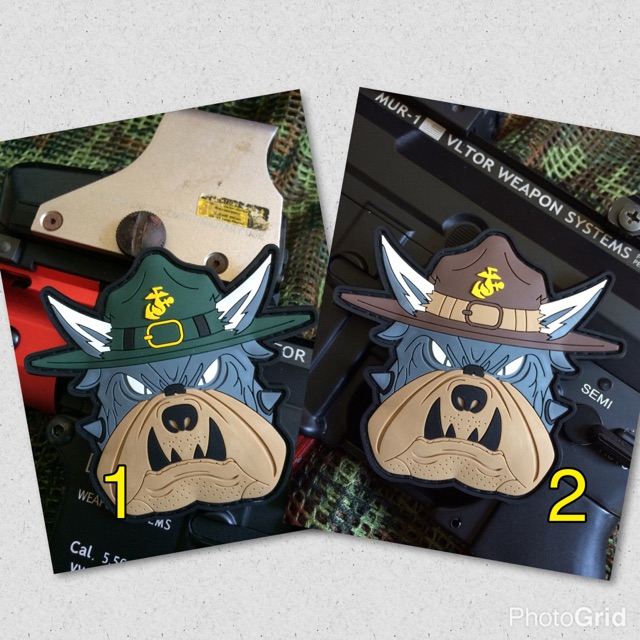 Jual Rubber PVC Patch 3D USMC Bulldog | Shopee Indonesia