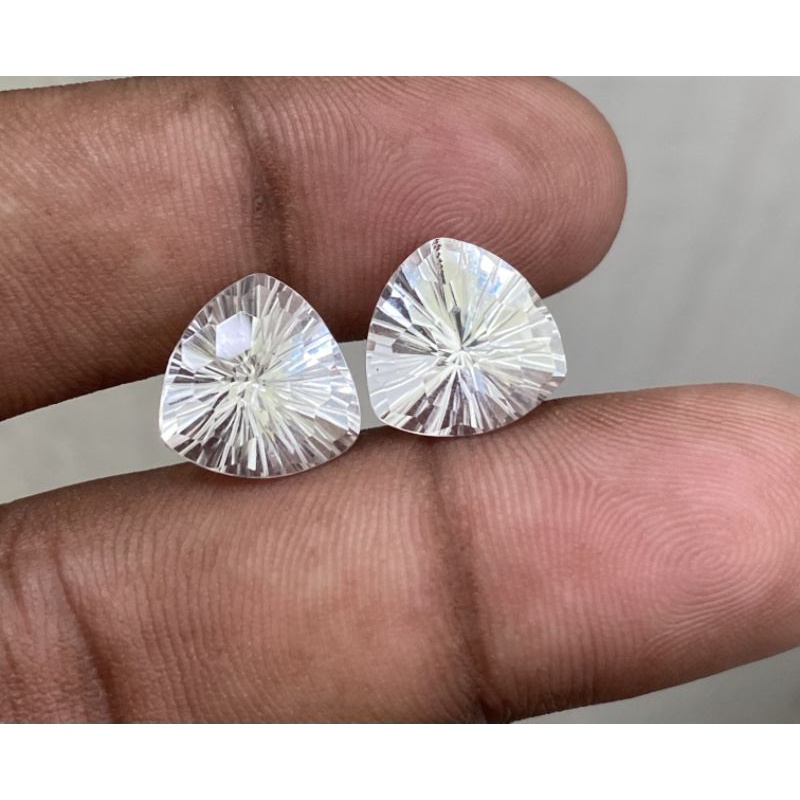 Jual Batu kecubung es natural crystal quartz batu kecubung putih fansy ...