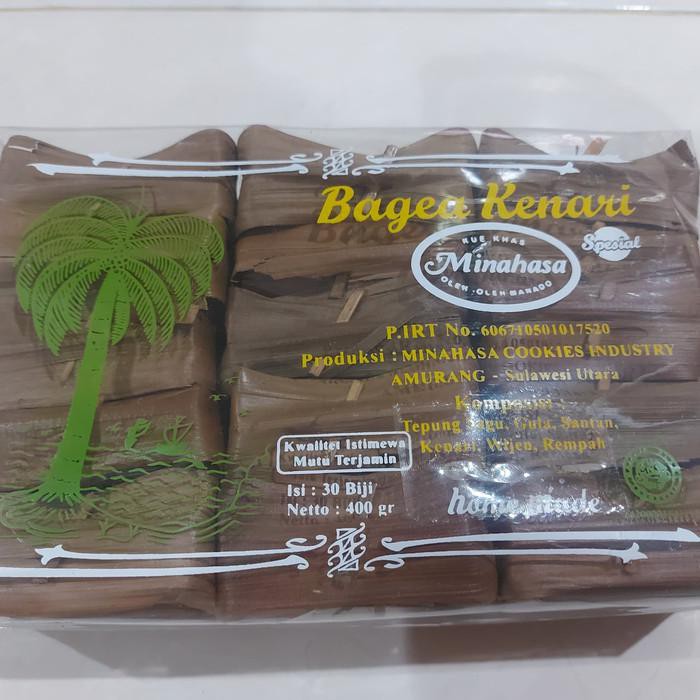 Jual Kue Kering / Minahasa Bagea Kenari Special Besar 400Gr Oleh - Oleh ...