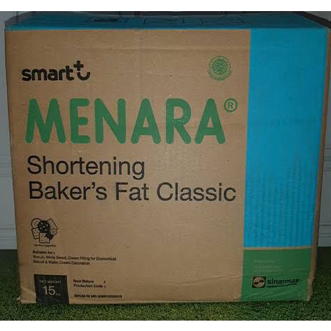 Jual Mentega Putih Menara Bakers Fat 15kg - Bakers Gosend Grab | Shopee ...