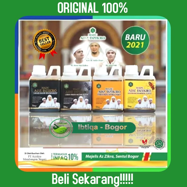 Jual Madu ADZ DZIKRO Herbal Hutan PAHIT & MANIS Super Original Halal ...