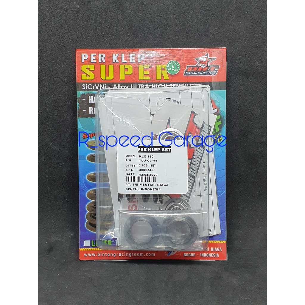 Jual SUPER SPRING VALVE PER KLEP PROGRESIF BRT KLX 150 DTRACKER 150 | Shopee Indonesia