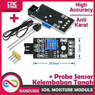 Jual RESISTIVE HUMIDITY SOIL MOISTURE SENSOR KELEMBABAN TANAH ANTI ...