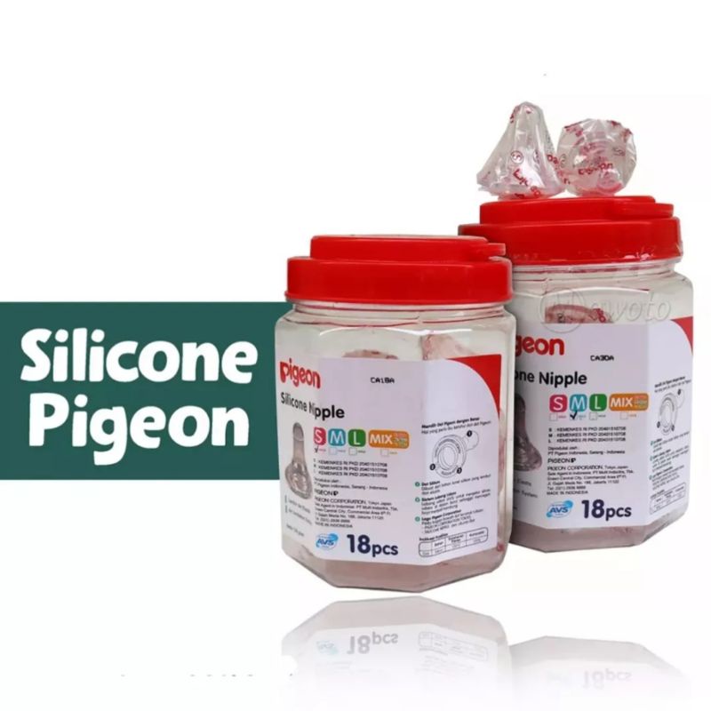 Jual DOT PIGEON REGULER 1 TOPLES ISI 18 PCS (S M L) | Shopee Indonesia
