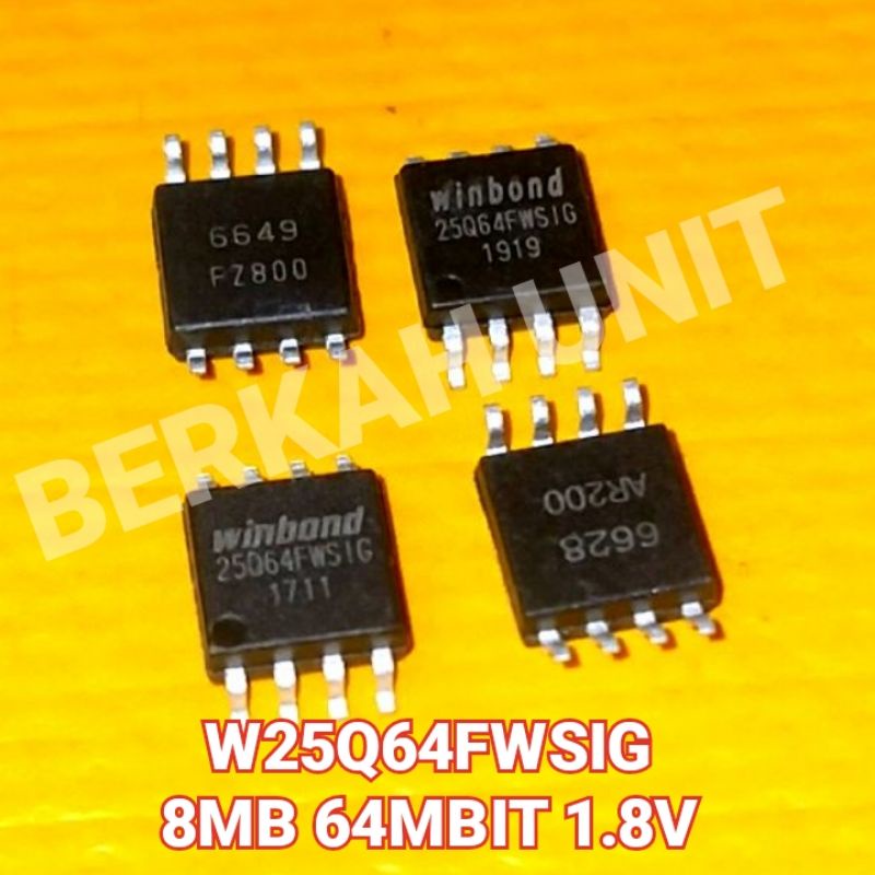 Jual ORIGINAL Winbond 25Q64JWSIQ 25Q64FWSIG EEPROM 1.8V 25Q64FWSIQ | Shopee Indonesia