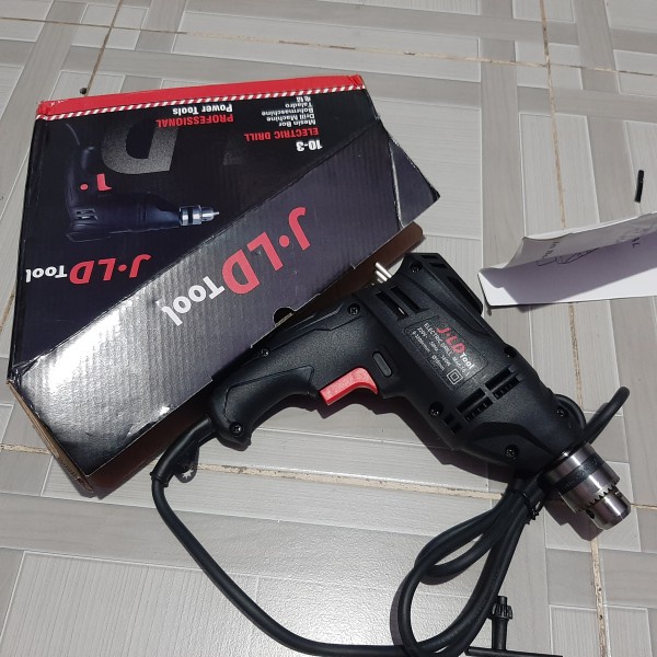 Jual Mesin Bor Besi 10 mm - Bor Besi Kayu Triplek Electric Drill-JLD ...