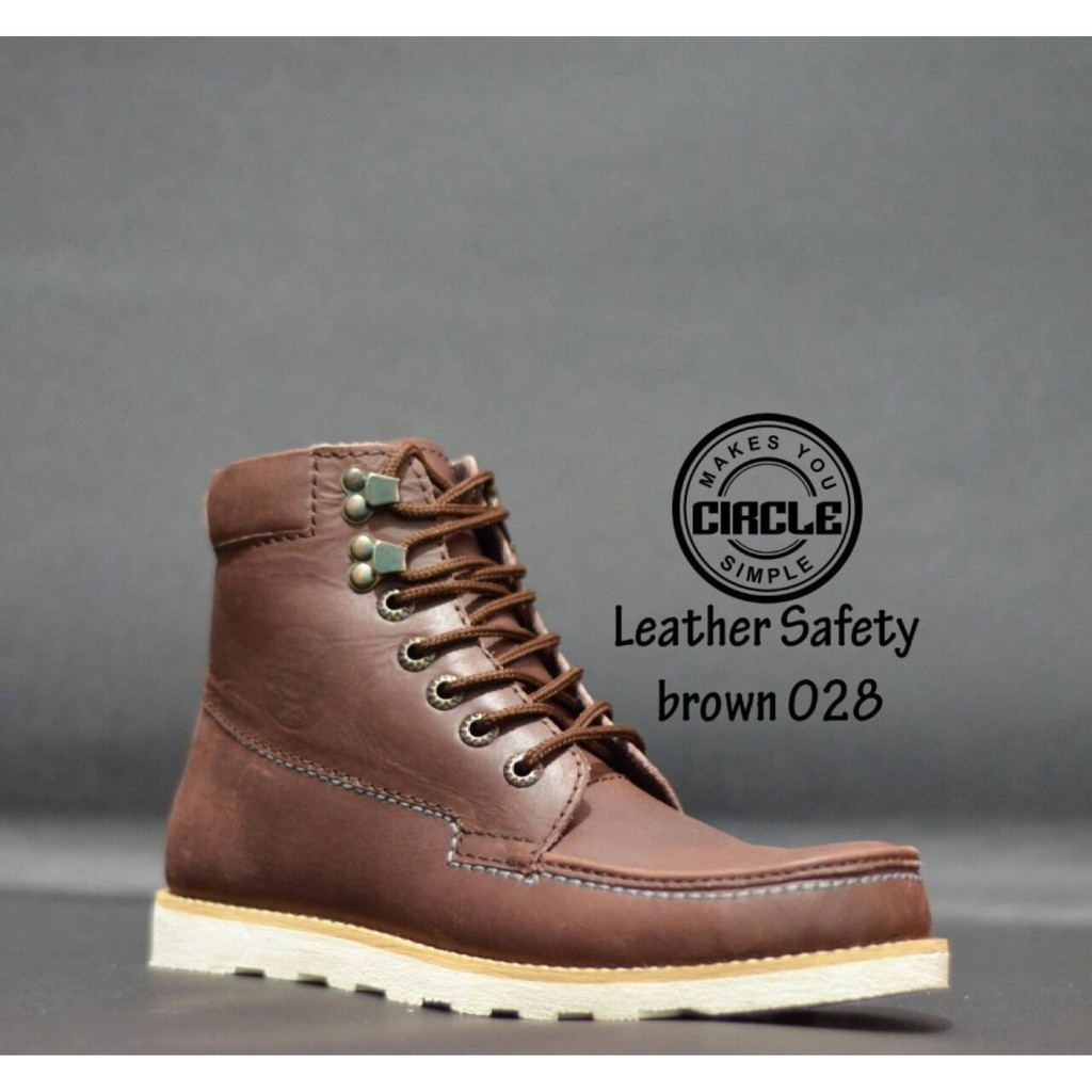Jual PROMO SEPATU SAFETY BOOT REDWING 8.inci SEPATU KULIT MAHAL KULIT ...