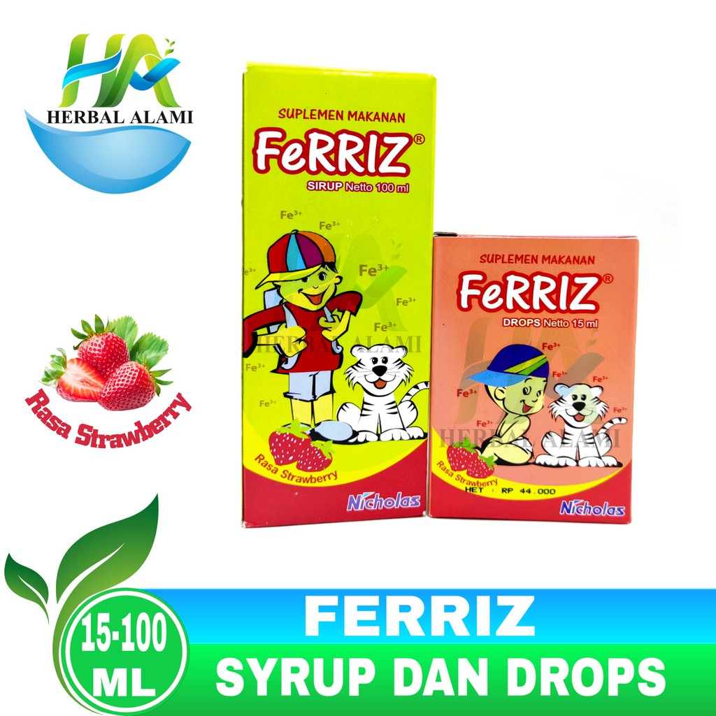 Jual Ferriz Syrup & Drops - Suplemen Makanan & Zat Besi Anak | Shopee ...