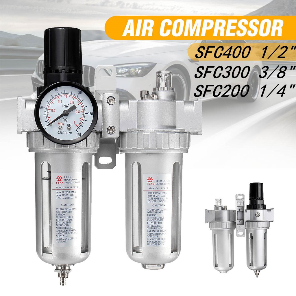 Jual Air filter tekiro Double kompresor angin Air Filter Penyaring ...