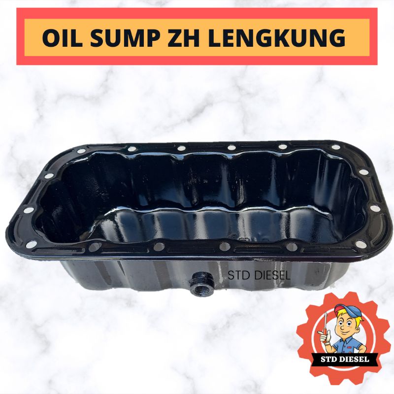 Jual OIL SUMP BAK WADAH OLI LENGKUNG ZH1110 ZH1115 ZH1125 ZH1130 MESIN ...