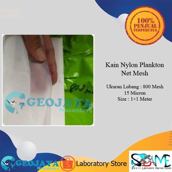 Jual Kain Nylon Plankton Net Mesh 800, 15 mikron ( READY STOK ...