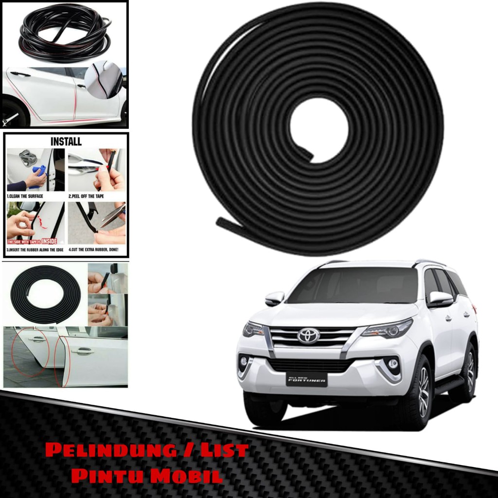 Jual LIST KARET PINTU MOBIL ALL NEW FORTUNER | Shopee Indonesia