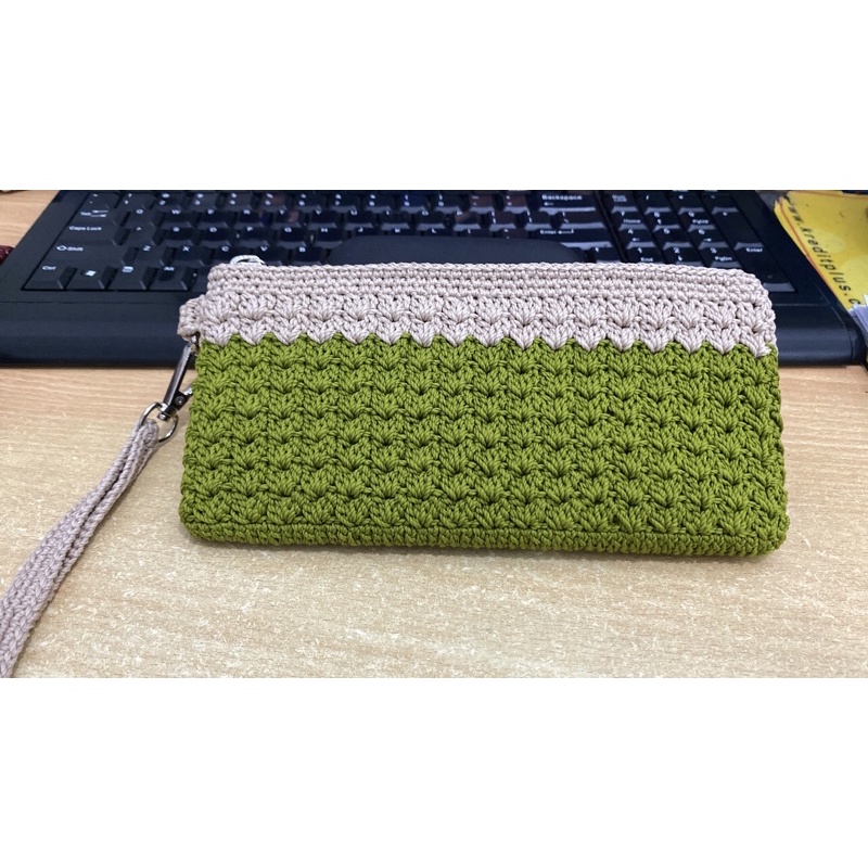 Jual Dompet Rajut/Pouch Rajut/Dompet Satu Ruang/ukuran 12x20cm | Shopee ...