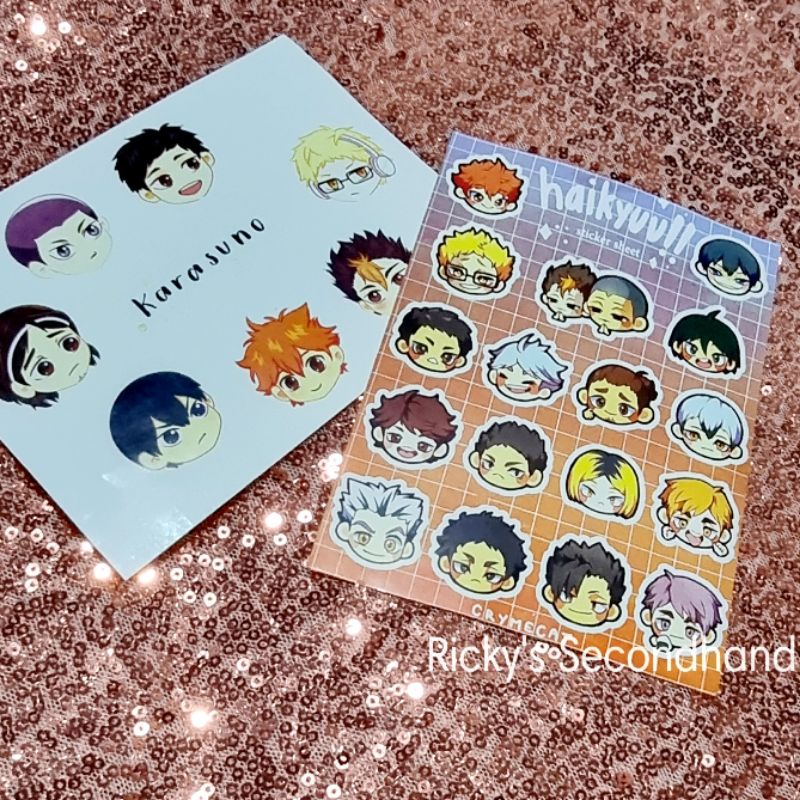 Jual Haikyuu sticker sheet Haikyuu!! stiker anime | Shopee Indonesia
