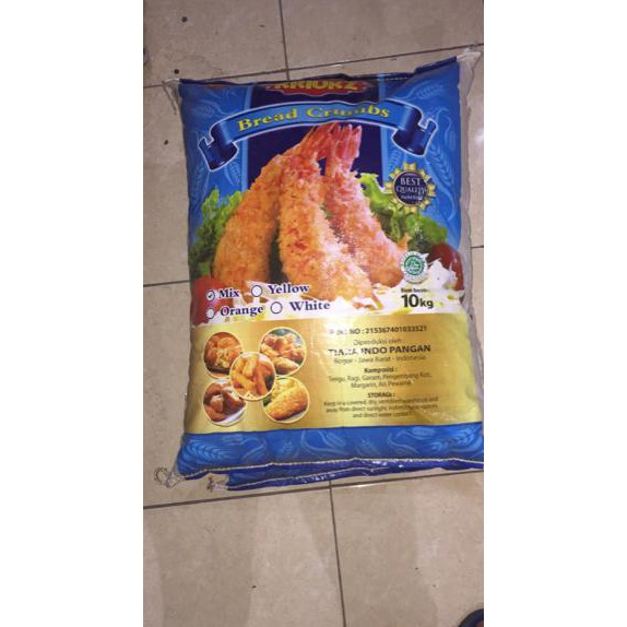 Jual PROMO ENAK @10kg tepung roti kasar panir nugget bread crumb mix ...