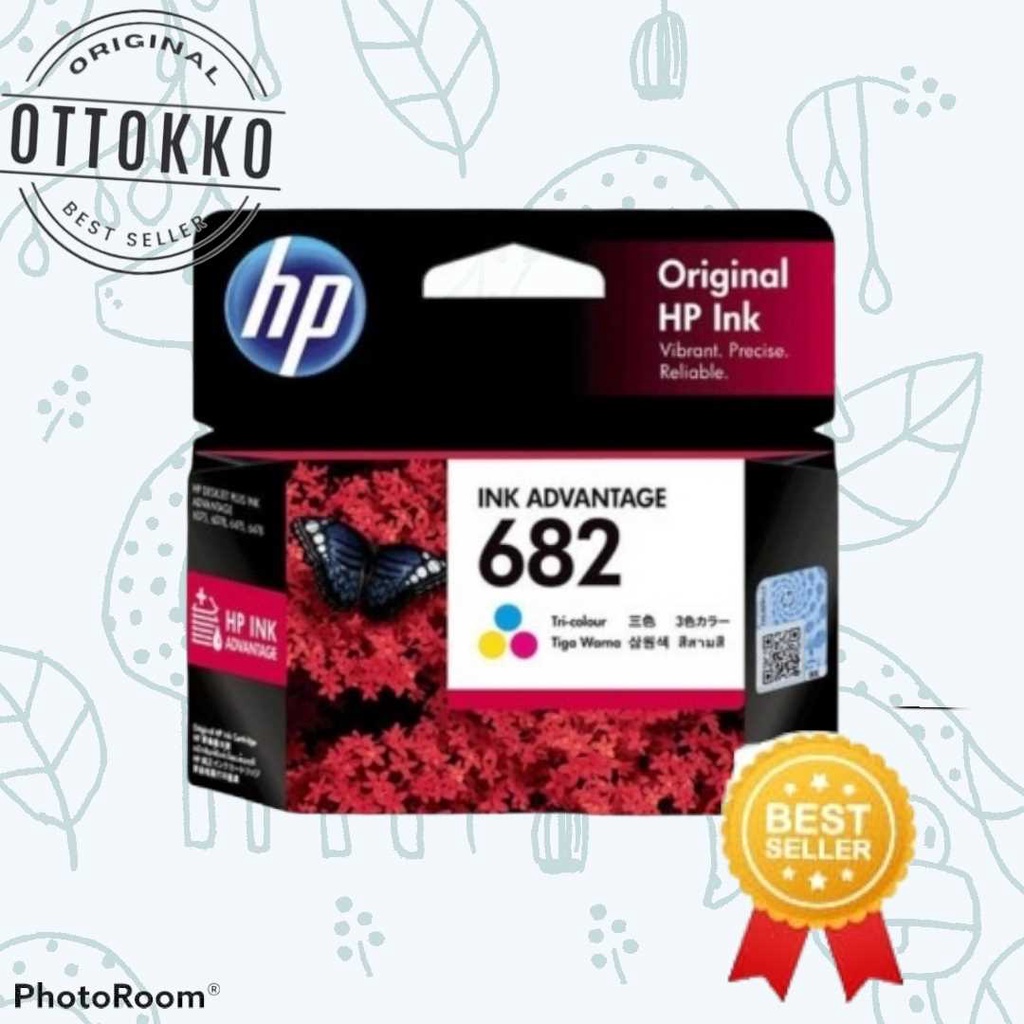 Jual TINTA HP 682 COLOUR ORIGINAL INK ADVANTAGE CARTRIDGE | Shopee ...