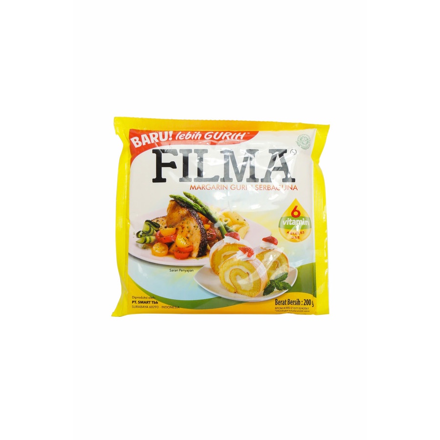 Jual Filma Margarine / Mentega Gurih Serbaguna Sachet 200 Gr | Shopee ...