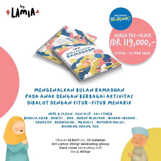 Jual Buku Aktivitas Ramadan by Lamia | Shopee Indonesia