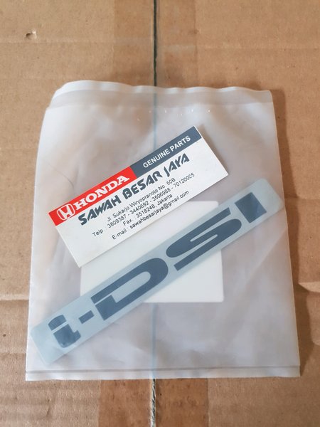 Jual Asli Emblem atau Sticker I-DSI Engine Cover Mesin Honda Jazz GD3 ...