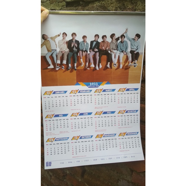Jual KALENDER KLEM KPOP 2022 CUSTOM | Shopee Indonesia