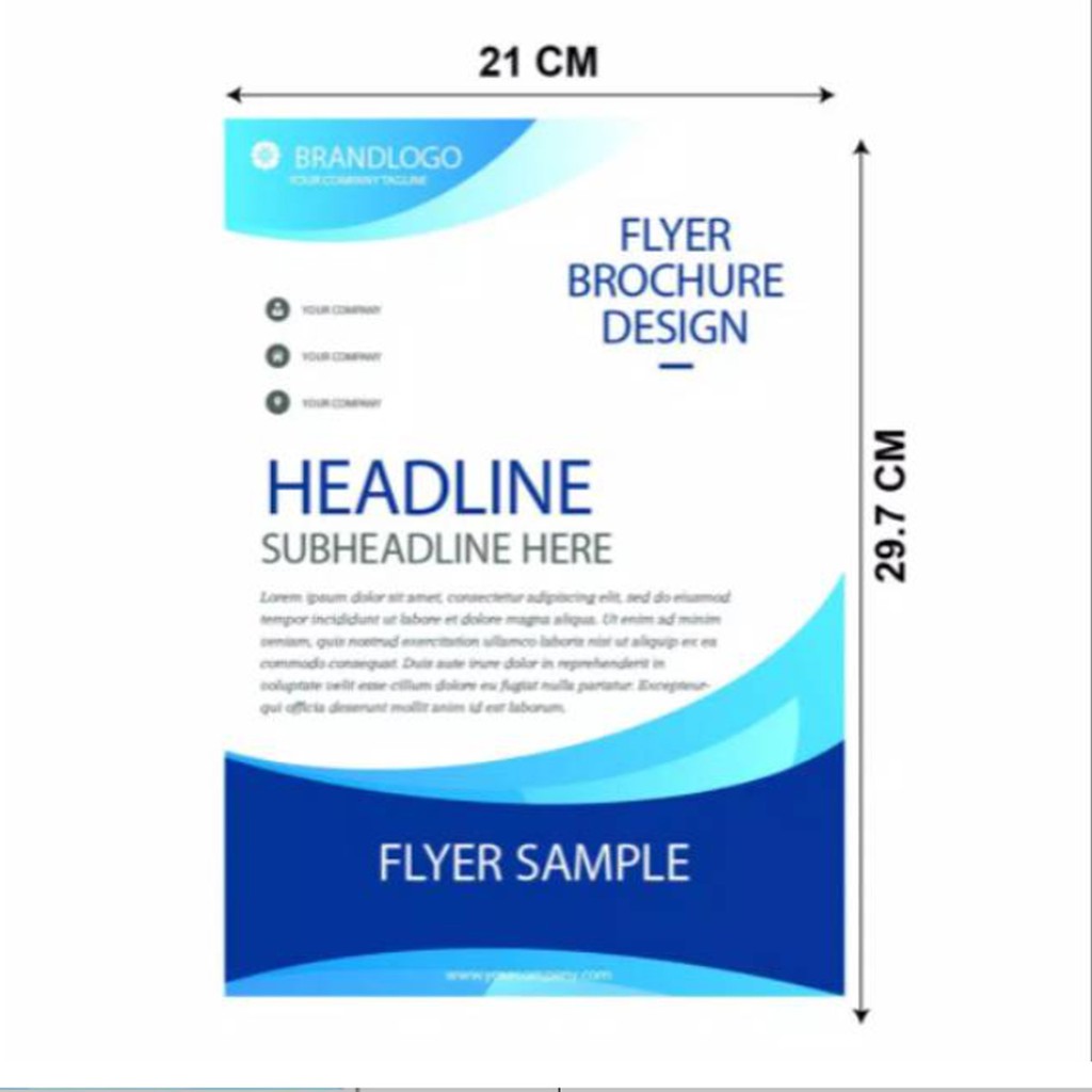 Jual BROSUR A4 1 RIM KERTAS AP150 GSM CETAK BOLAK BALIK MURAH - 1 HARI ...