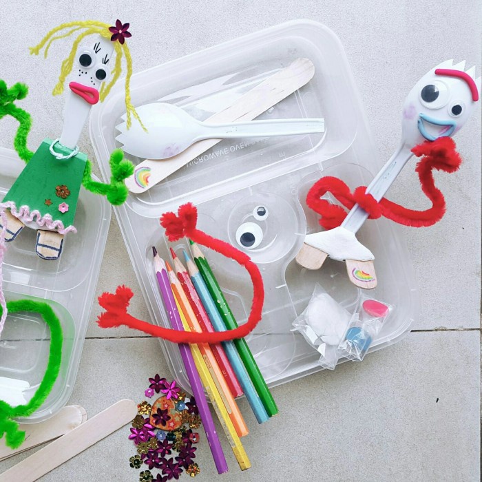 Jual Re80 Forky Kit Spork Toy Story 4 Woody Handmade Craft Diy Figure ...