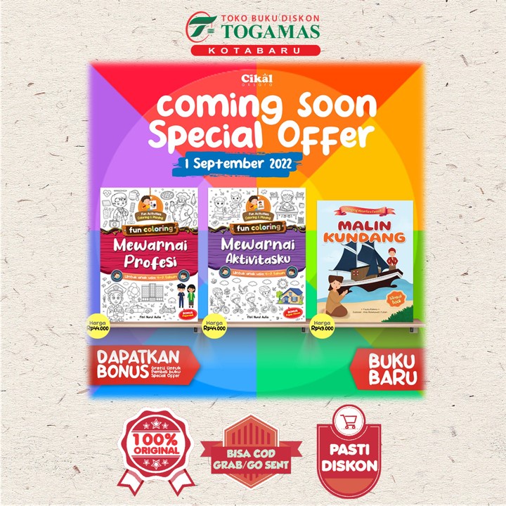 Jual FUN COLORING MEWARNAI PROFESI / MEWARNAI AKTIVITASKU / MALIN ...