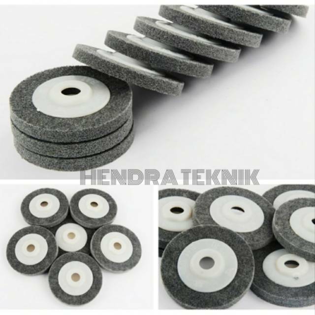 Jual GRINDA POLES STAINLESS NON WOVEN 4“ abu-abu BATU GRINDA MONEL 4 IN ...