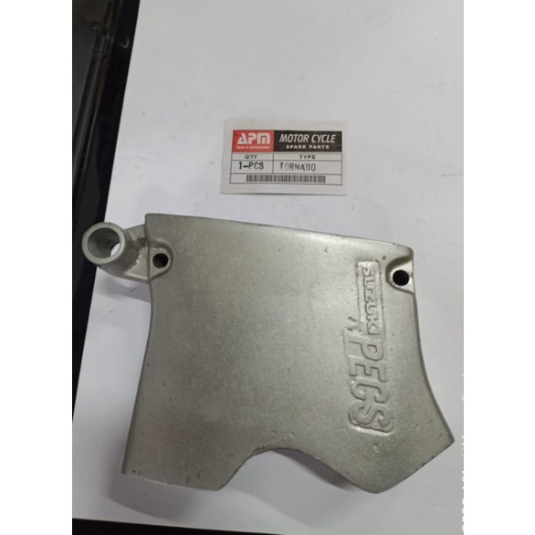 Jual TUTUP GIR GEAR MOTOR TORNADO GS110 SUZUKI BESI SILVER TEBAL ...