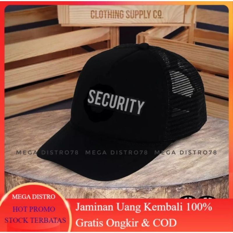 Jual Topi Security Keren Hat Trucker Satpam Keamanan Terbaru | Shopee ...