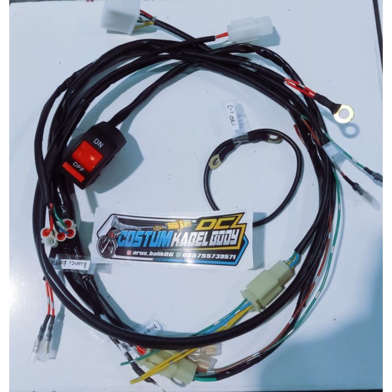 Jual Kabel Body Megapro Trondol Herex W9 Kabel Pengapian Dan Lampu Saja ...