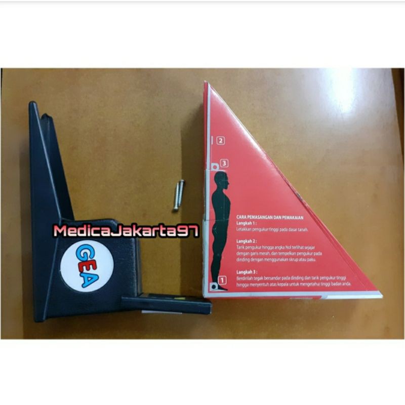 Jual Stature Meter Gea 2 Meter Alat Pengukur Tinggi Badan - Meteran ...