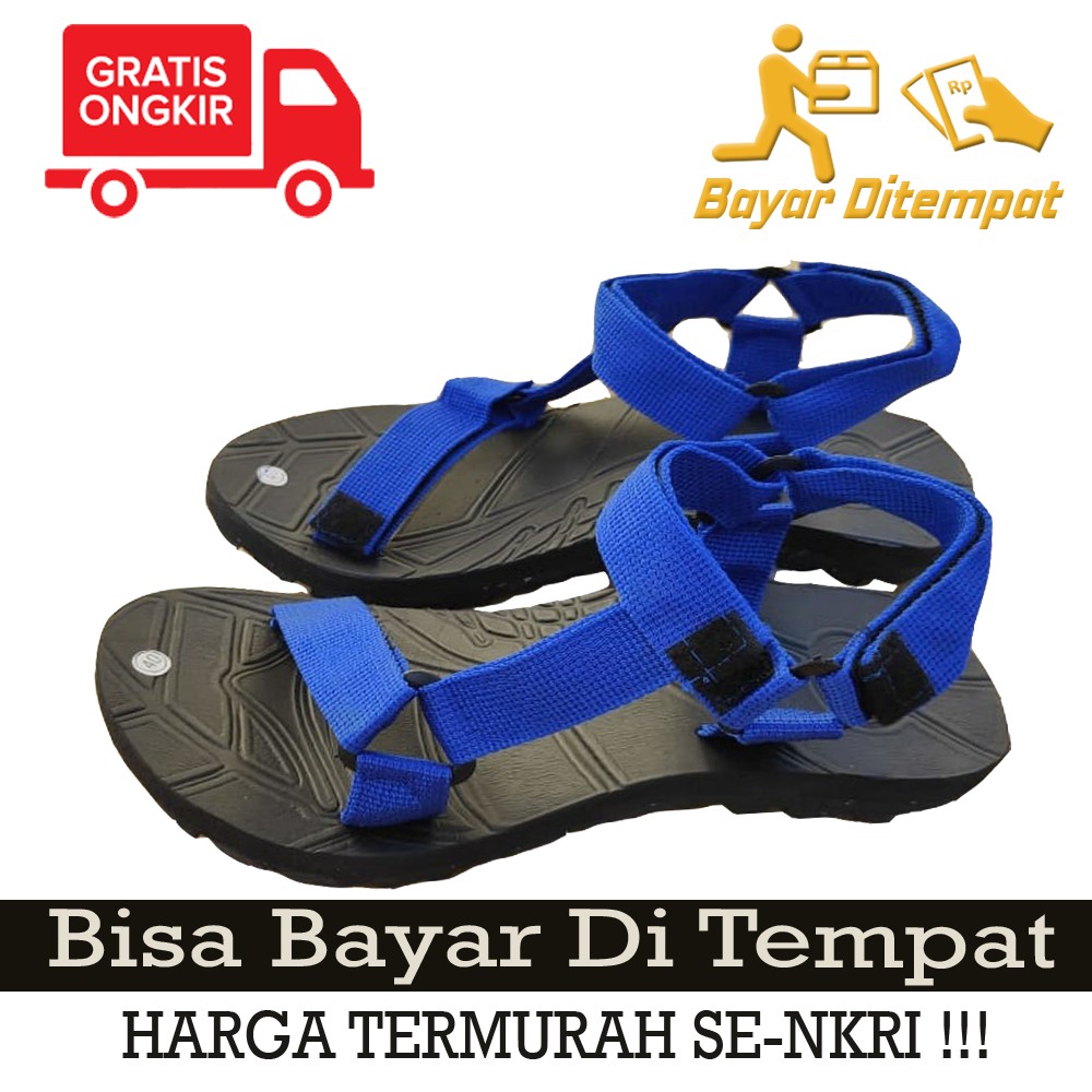 Jual Sandal Gunung - Sendal Pendaki Gunung - Warna Abu, Hitam, Biru ...