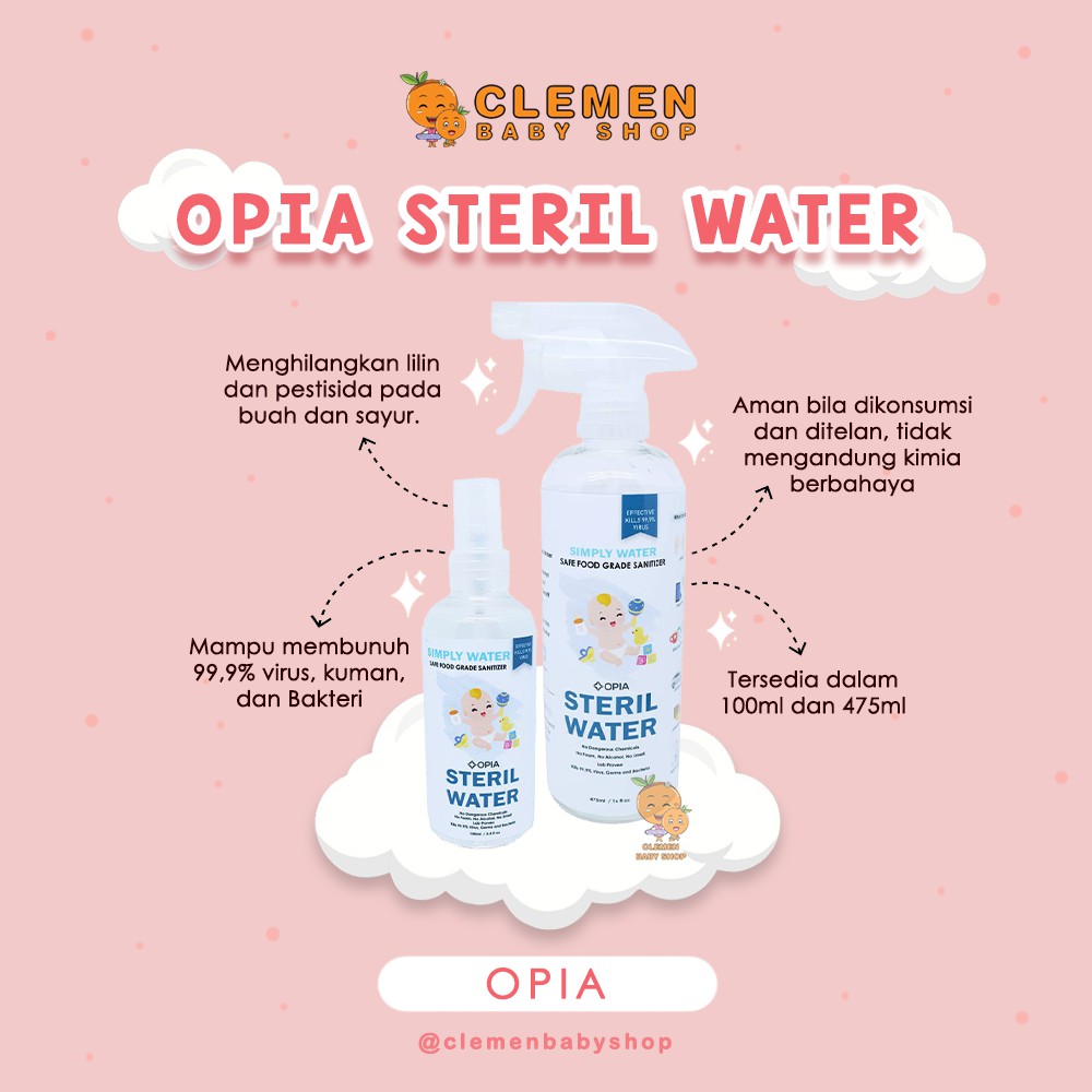 Jual Opia Steril Water & Sanitizer | Shopee Indonesia