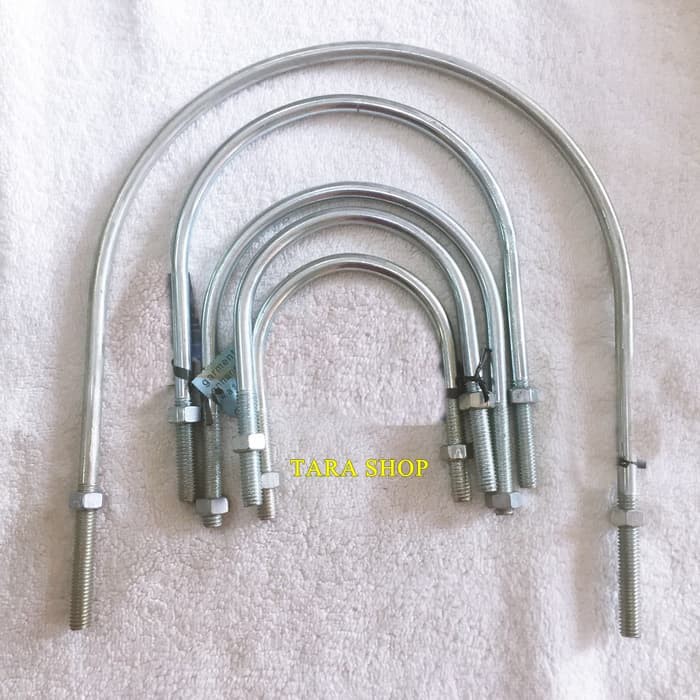 Jual U BOLT CLAMP GALVANIS 3/8*1-1/2 - 7210517 | Shopee Indonesia
