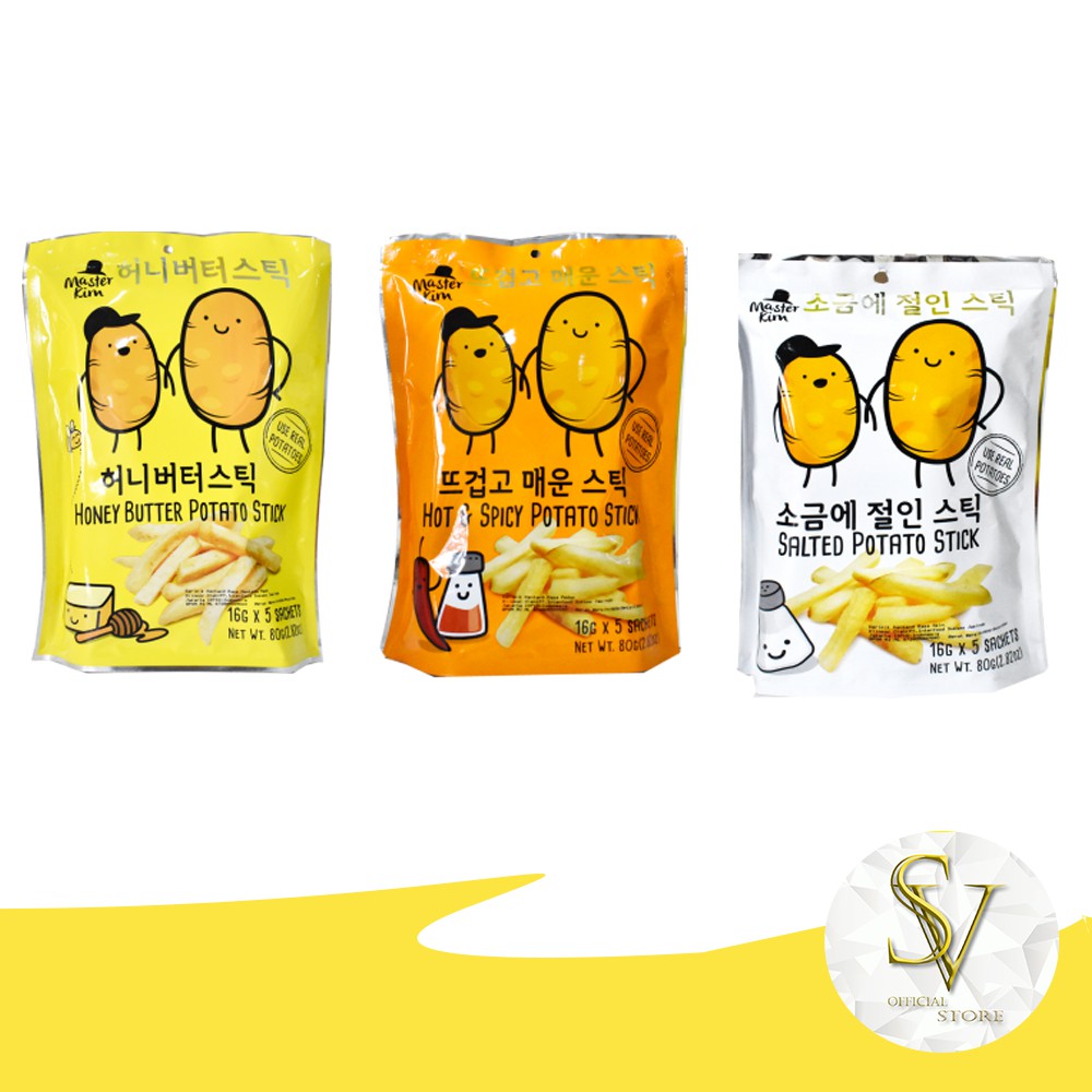 Jual MASTER KIM POTATO STICK 80gr | Shopee Indonesia
