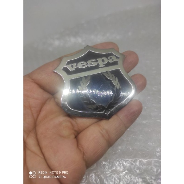 Jual Vespa Emblem Sticker Metal FredPerry 3 D Ulma Vigano | Shopee ...