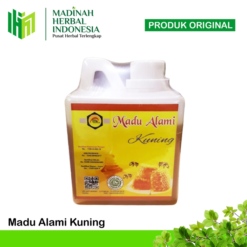 Jual Madu Alami Kuning |Madu Kuning Alami Amk 1 Kg | Shopee Indonesia
