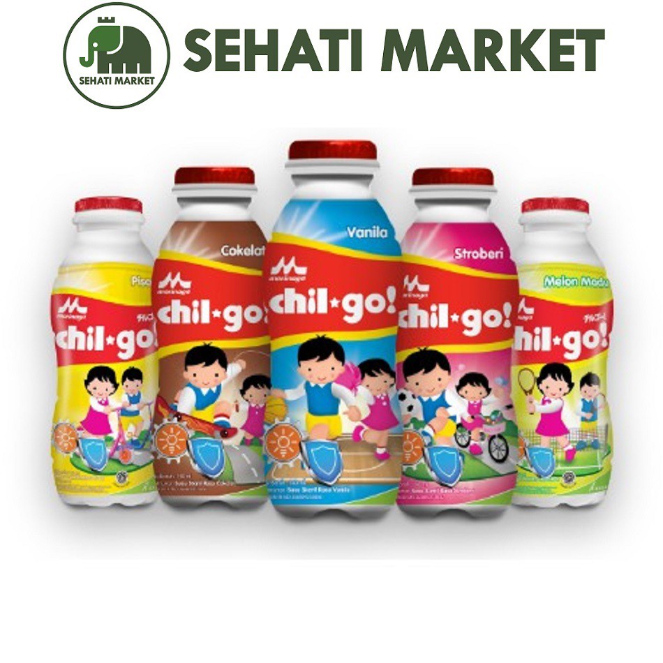 Jual MORINAGA Chilgo Chil Go Vanila Coklat Strawberry Melon Original 1 ...