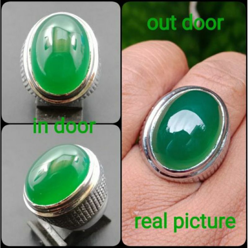 Jual Batu cincin Chalcedony ijo garut | Shopee Indonesia