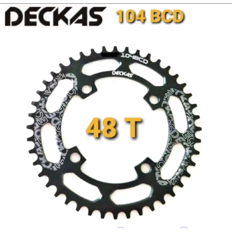 Jual Chainring 48T BCD 104 MM Narrowide Alloy 7075 CNC - Chain ring 48 ...