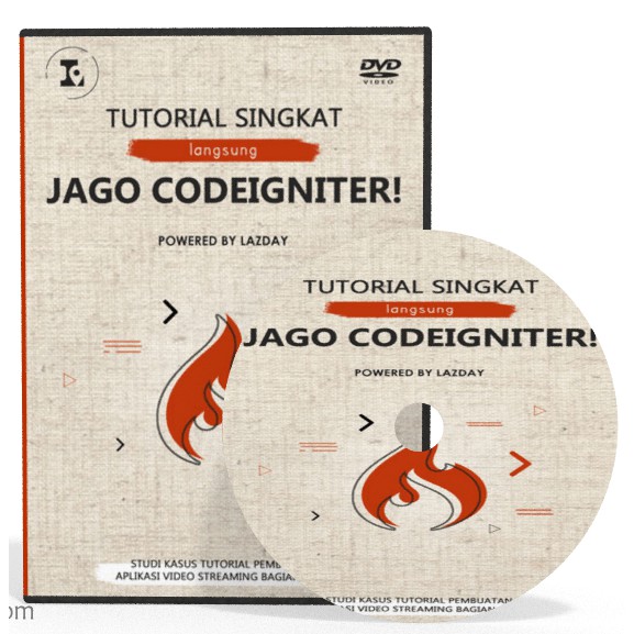 Jual DVD Tutorial Singkat Langsung Jago CodeIgniter | Shopee Indonesia