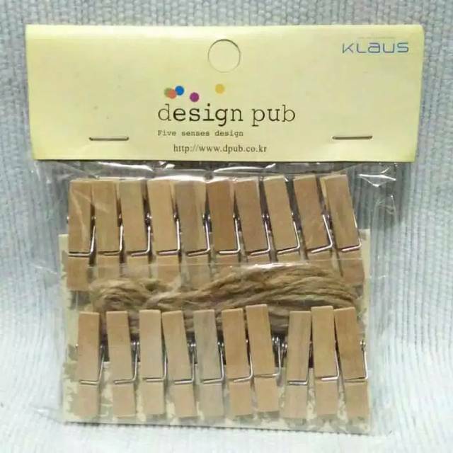 Jual Foto Klip / Klip Foto / Jepitan Foto Kayu / Wooden Photo Clip ...