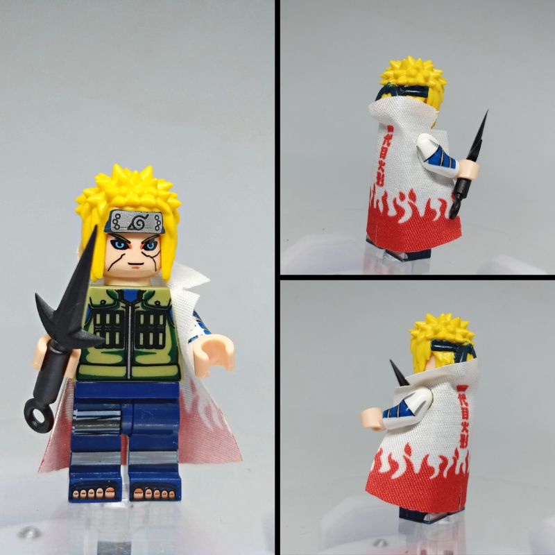 Jual mainan anime naruto minato WM2115 minifigure itachi sasuke kakashi ...