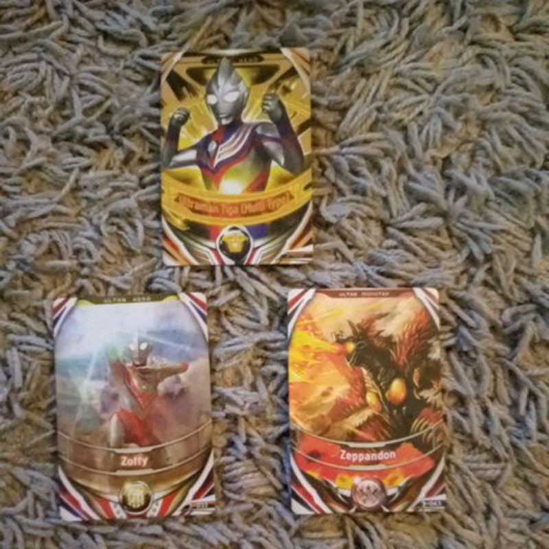 Jual ultraman fusion fight versi 3. zoffy, zeppandon, ultraman tiga ...