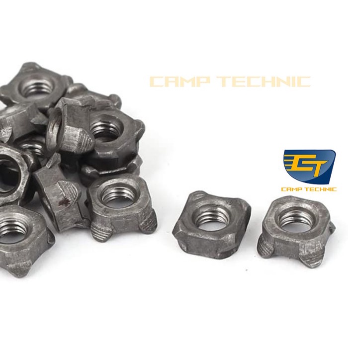 Jual 10 PCS MUR LAS WELDING NUT BAJA HEX PERSEGI UKURAN M5 M6 M8 M10 ...